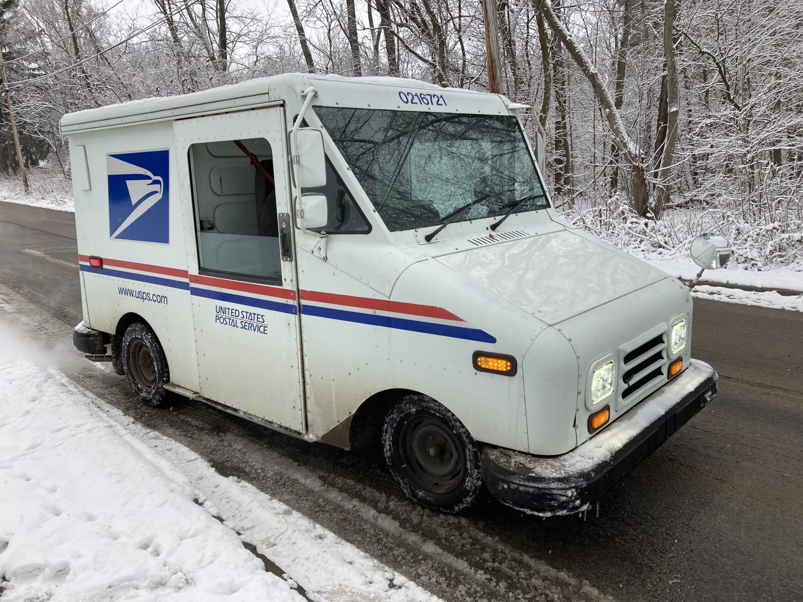 Postal vehicle passes stopped school bus in Saranac Lake | News, Sports ...